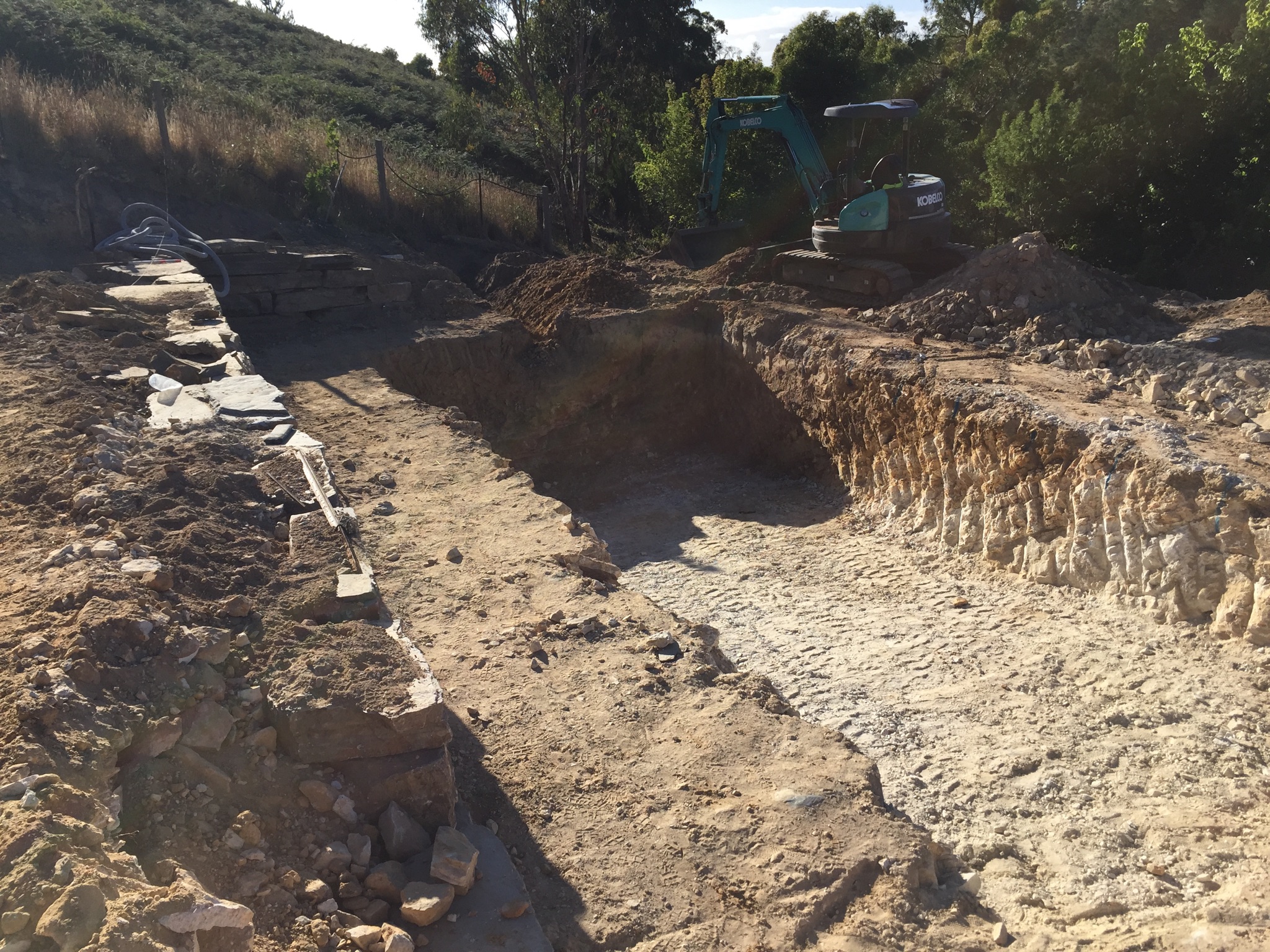 Site Prep for a Terraced Garden – Harding Earthworks