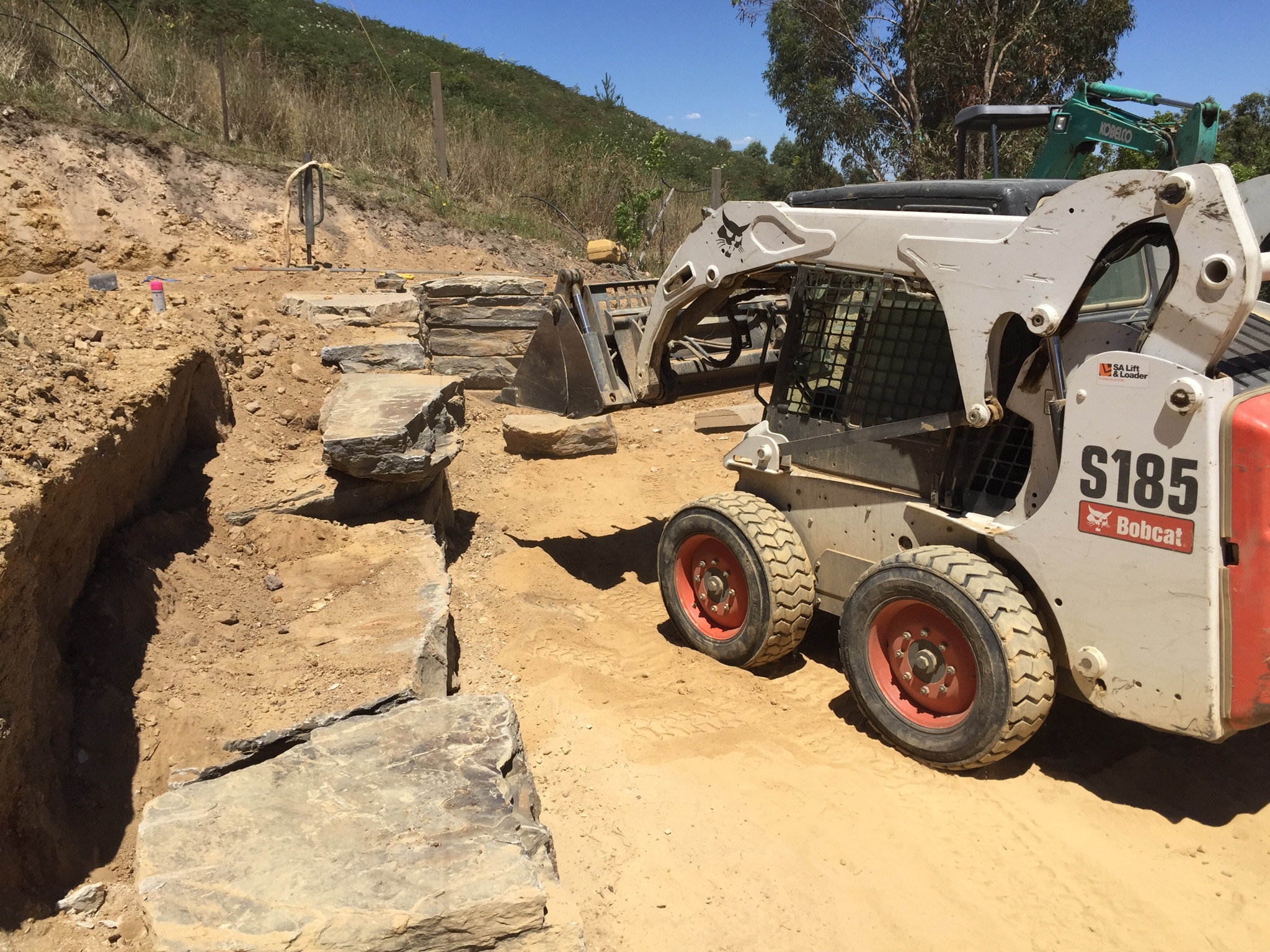Site Prep for a Terraced Garden – Harding Earthworks
