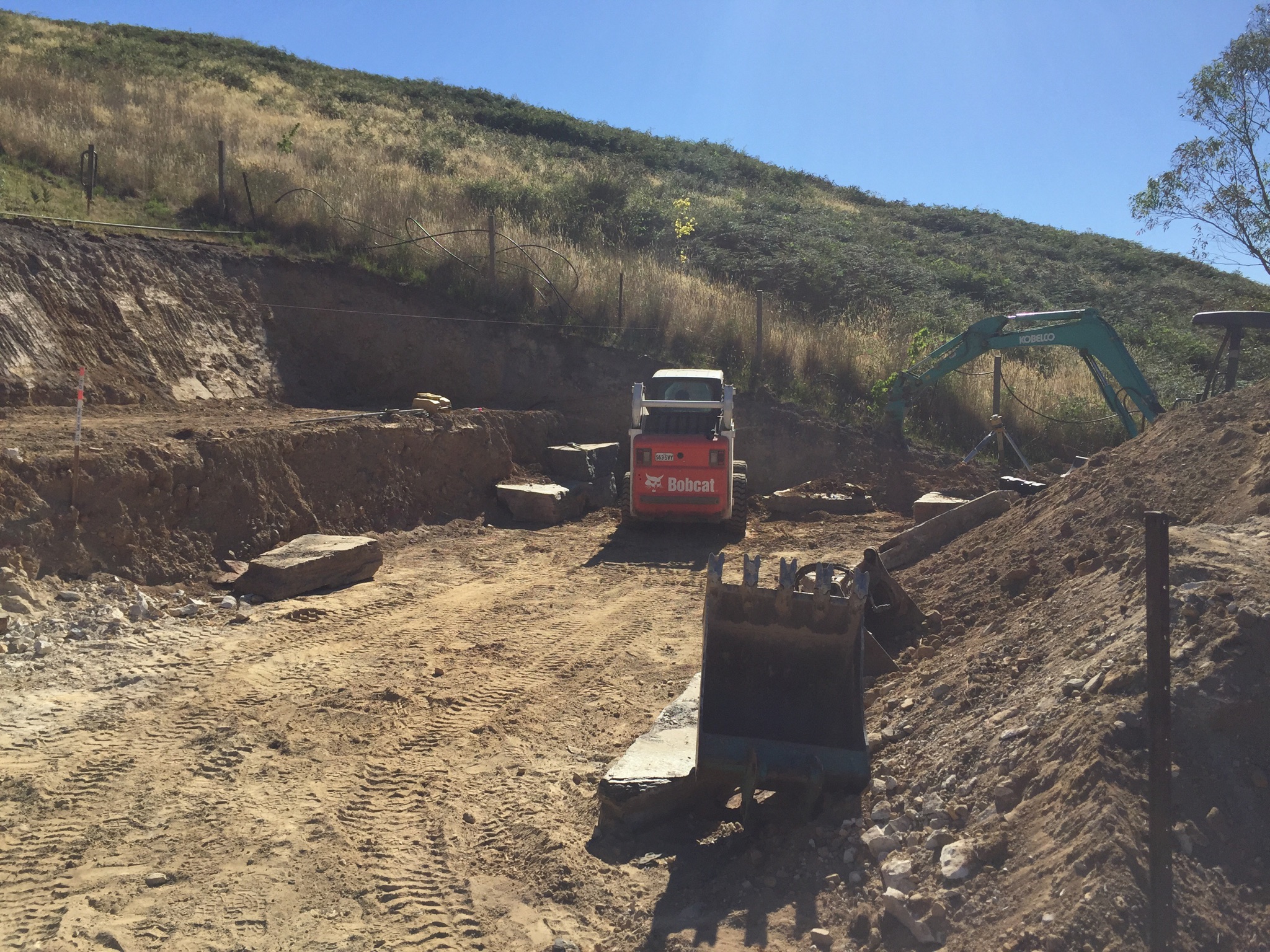 Site Prep for a Terraced Garden – Harding Earthworks